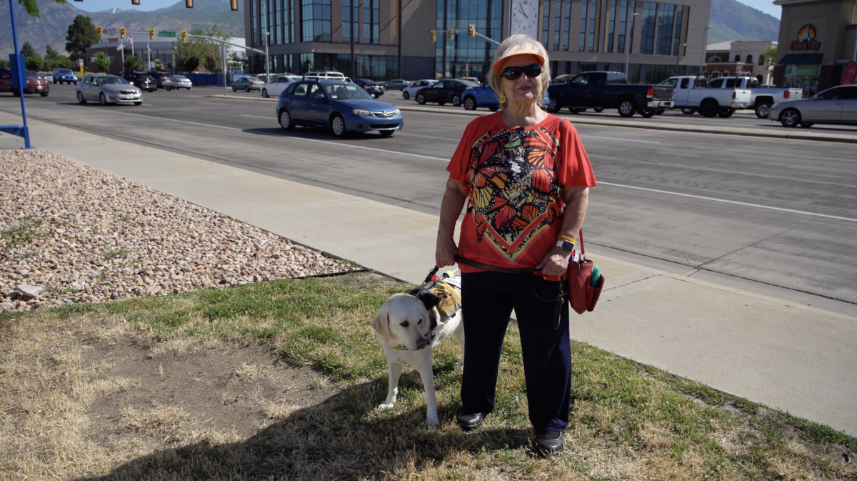 Blind Lindon woman partners with UDOT to advocate for safer crosswalks ...
